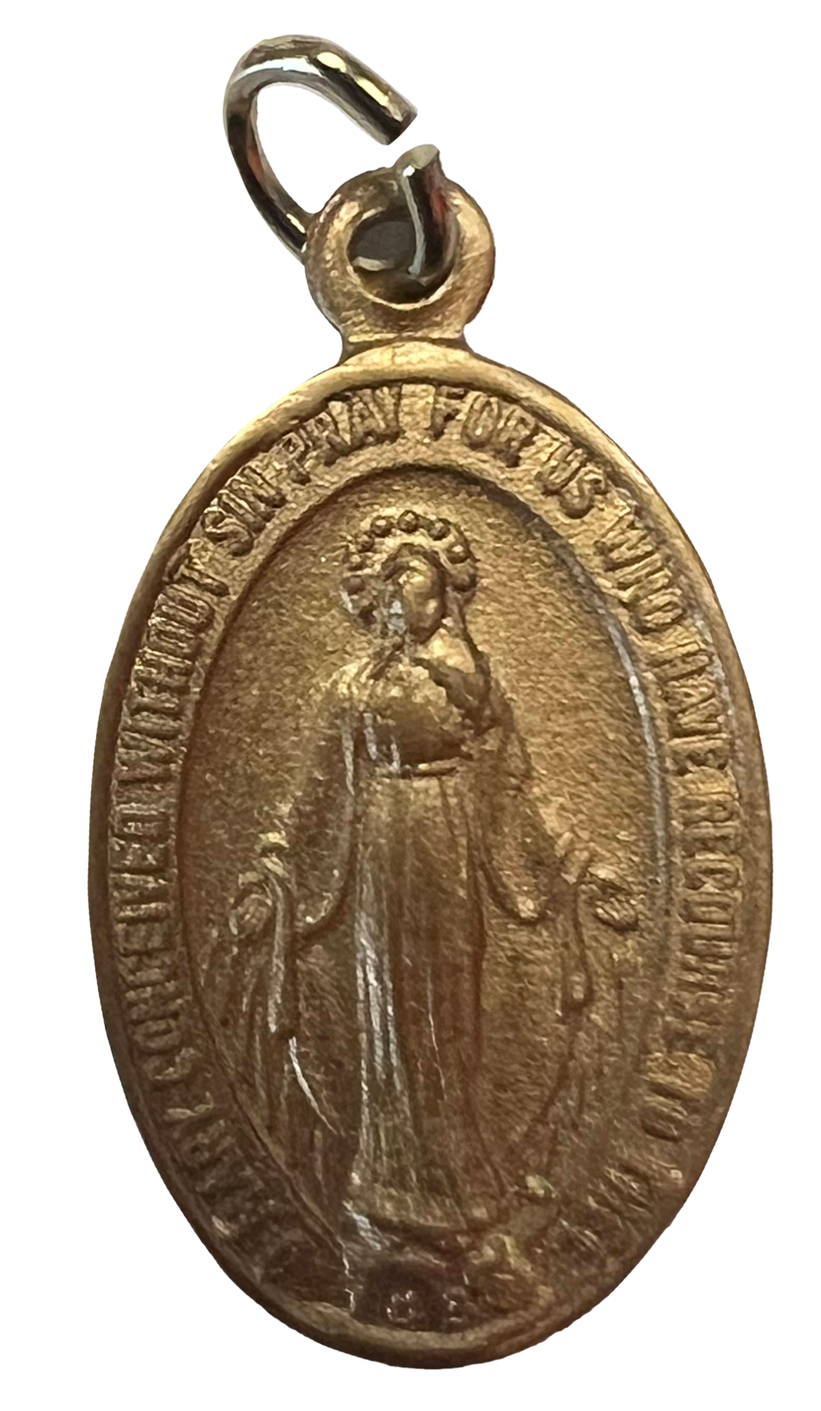 Small Bronze Colored Miraculous Medal - Association of the Miraculous Medal